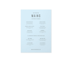 Strut Card Printing, Custom A4 & A5 Showcards & Small Freestanding ...